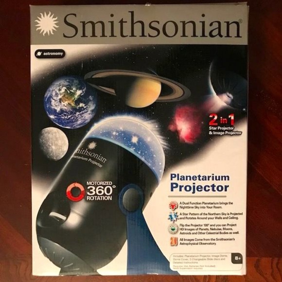 Smithsonian | Toys | Nwot Smithsonian Motorized 2 In Planetarium ...
